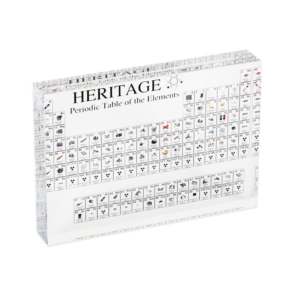 Acrylic Periodic Table Display with Elements Teach... – Grandado