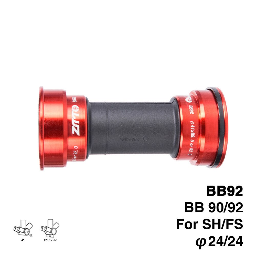 Road bike BB92 bottom bracket hollow one-piece pre... – Grandado