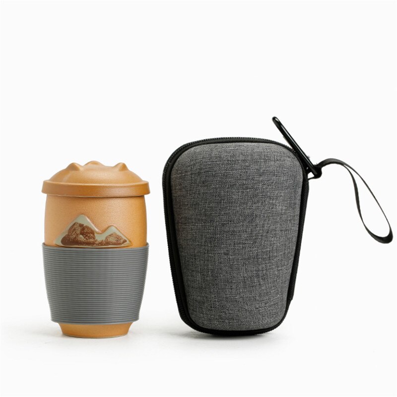 Japanese Ceramic Simple Household Tea Cup with Lid... – Vicedeal