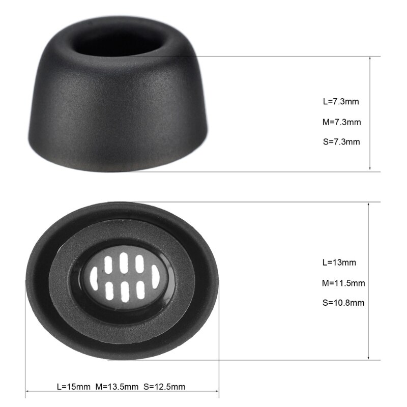 Silicone Sleeve Earbuds Ear Buds Tips in-Ear Mat C... – Vicedeal
