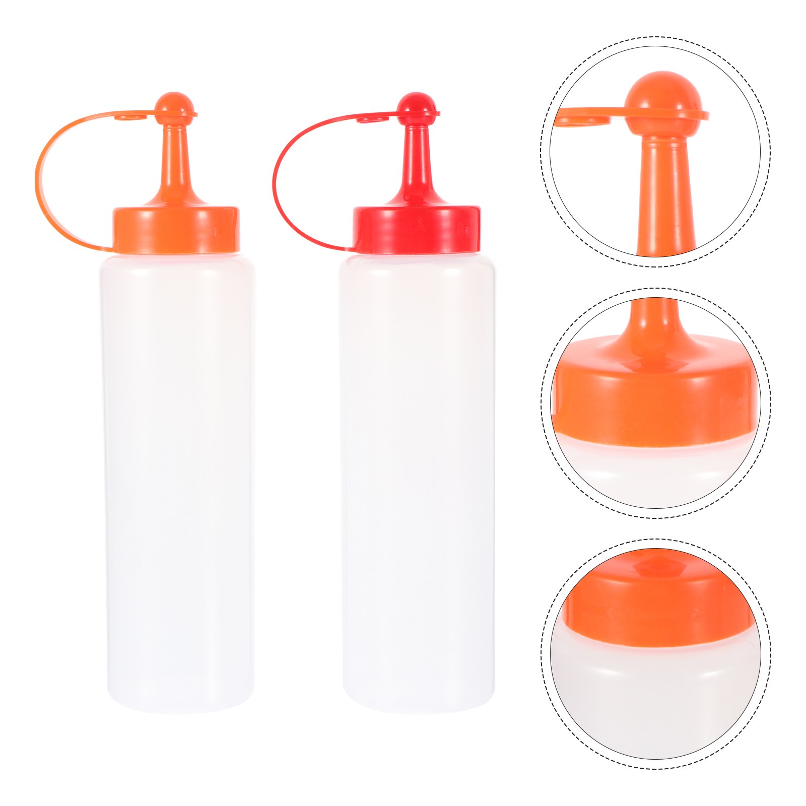2 Stuks Ketchup Knijpen Flessen 300Ml Mosterd Fles... – Vicedeal