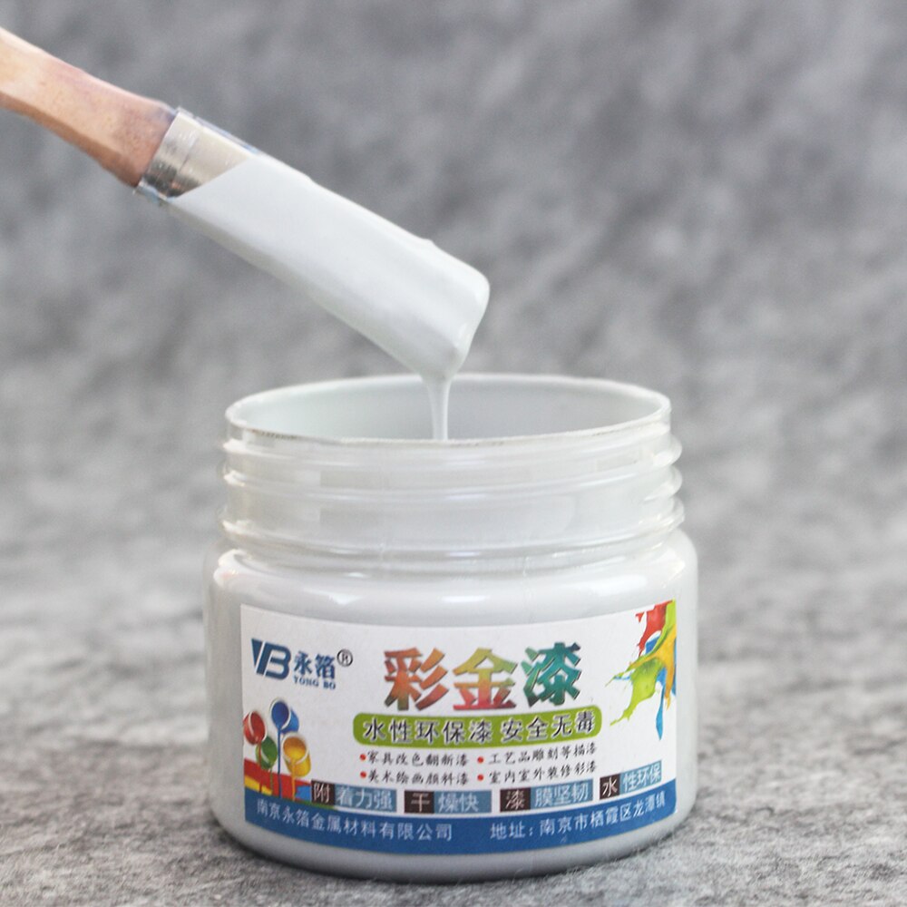 Gray Gold Paint Oil Paint Metal Wood Bright Lacque... – Grandado