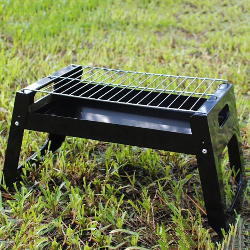 Portable Foldable Barbecue Grill Korean Charcoal B... – Grandado