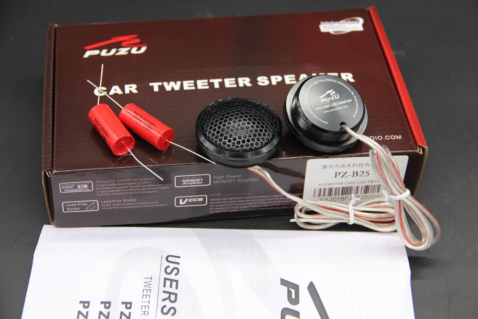 Puzu PZ-B25 2 stuks Auto Motor Luidspreker HiFi Vo... – Vicedeal