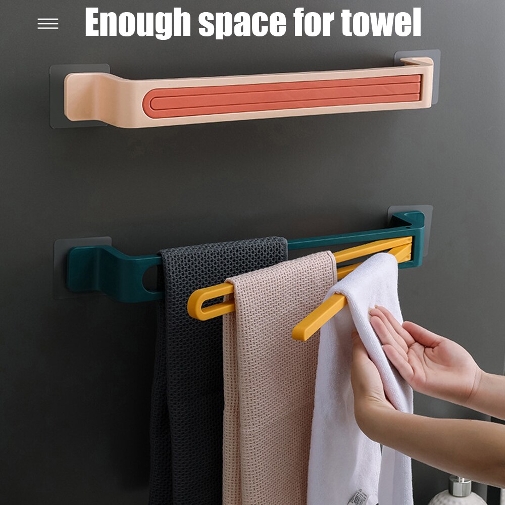 Zelfklevende Handdoek Houder Rek Wandmontage Handd... – Grandado