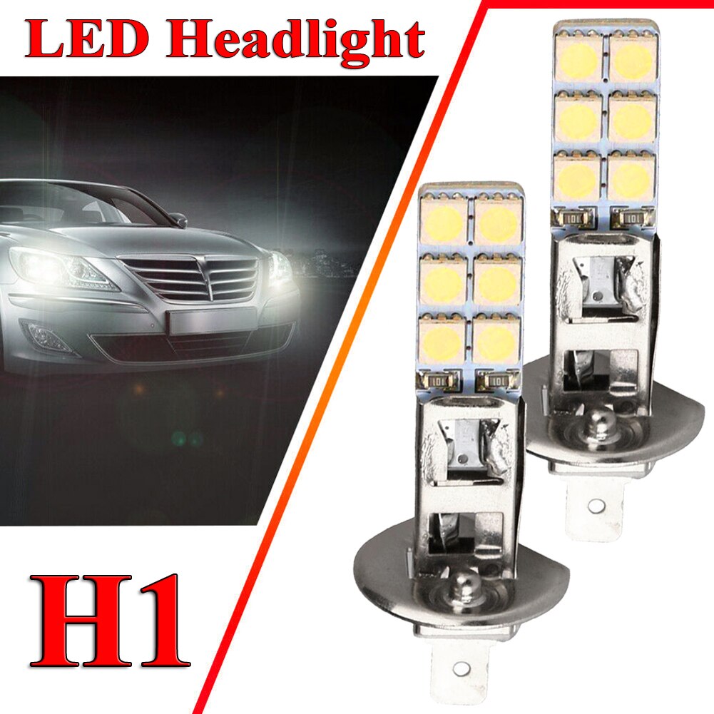 2Pc H1 6000K Super White 55W Led Koplamp Bollen Ki... – Vicedeal