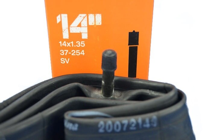 CST tube 14*1.35 14" inch 37-254 SV small wheel bicycle bike inner tube ...