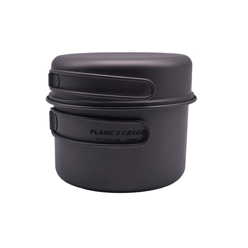 FLAME'S CREED Ultralight Titanium Pan Outdoor Camp... – Grandado