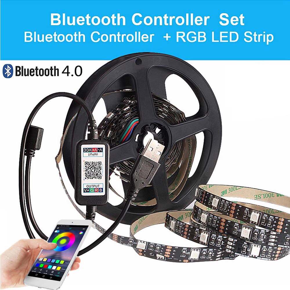 50 Cm 1M 2M 3M Rgb Usb Led Strip 5050 Dc 5V Diode ... – Vicedeal