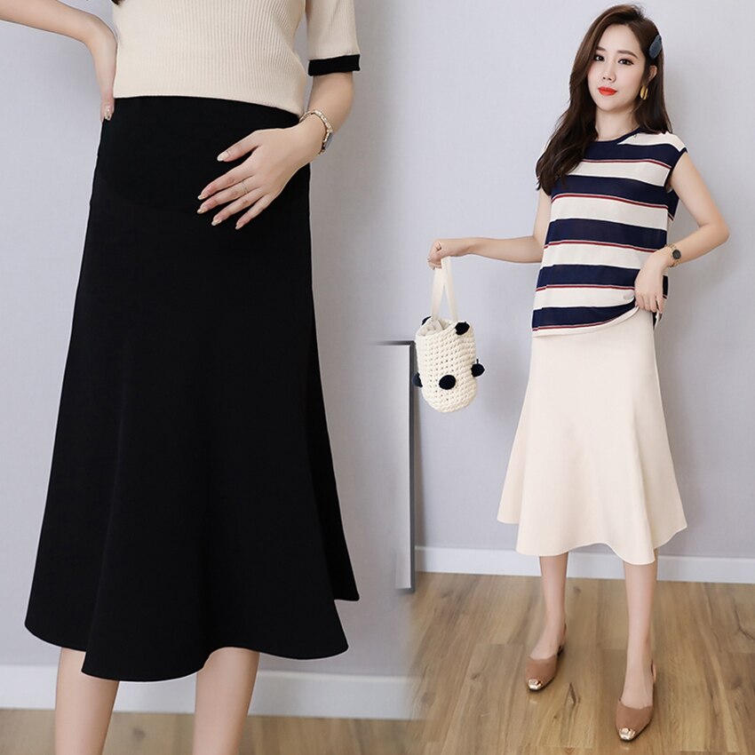 Maternity dress stomach lift skirt spring summer K... – Grandado