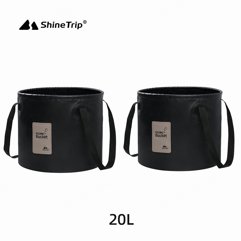 Collapsible Bucket with Handle Portable Travel Fol... – Grandado