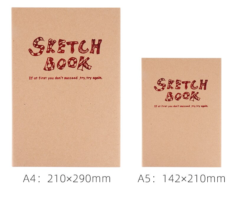 A4/A5 Retro Sketchbook Art Special Lock Line Simpl... – Grandado