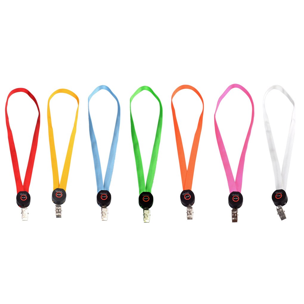 LED lights with documents lanyard key chain ID bad... – Grandado