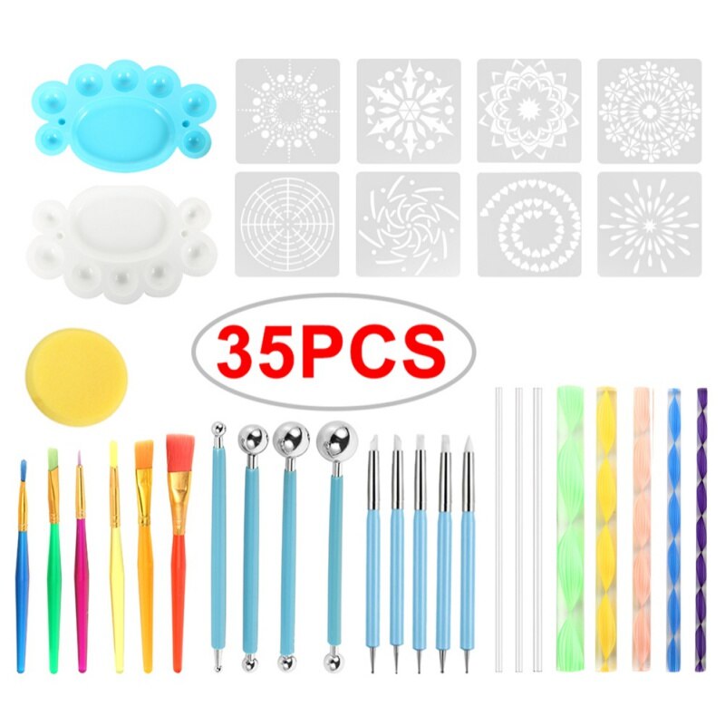 Handmade Mandala Point Paint Tool Set For Painting... – Vicedeal