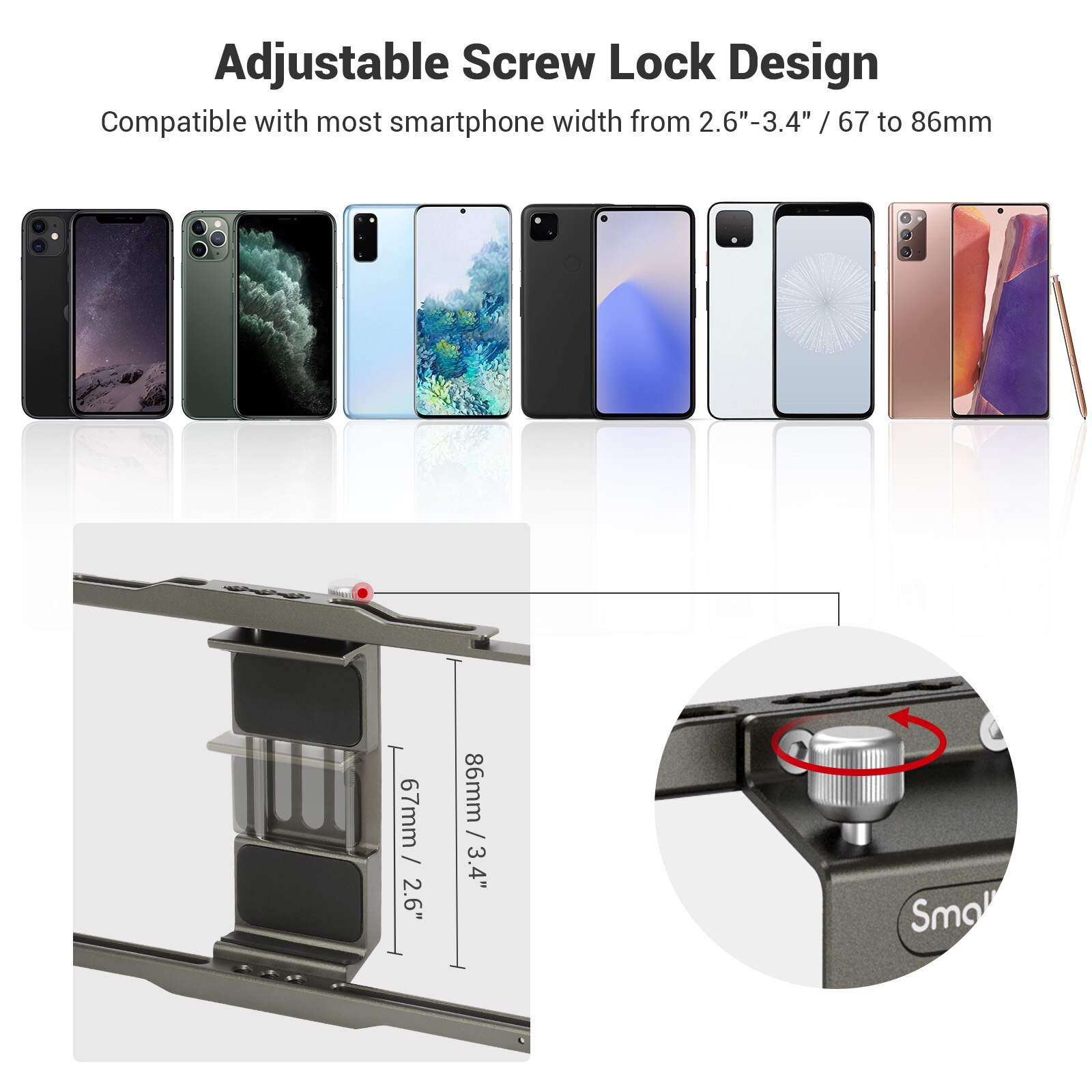 SmallRig Universal Mobile Phone Vlogging Cage Vide... – Grandado