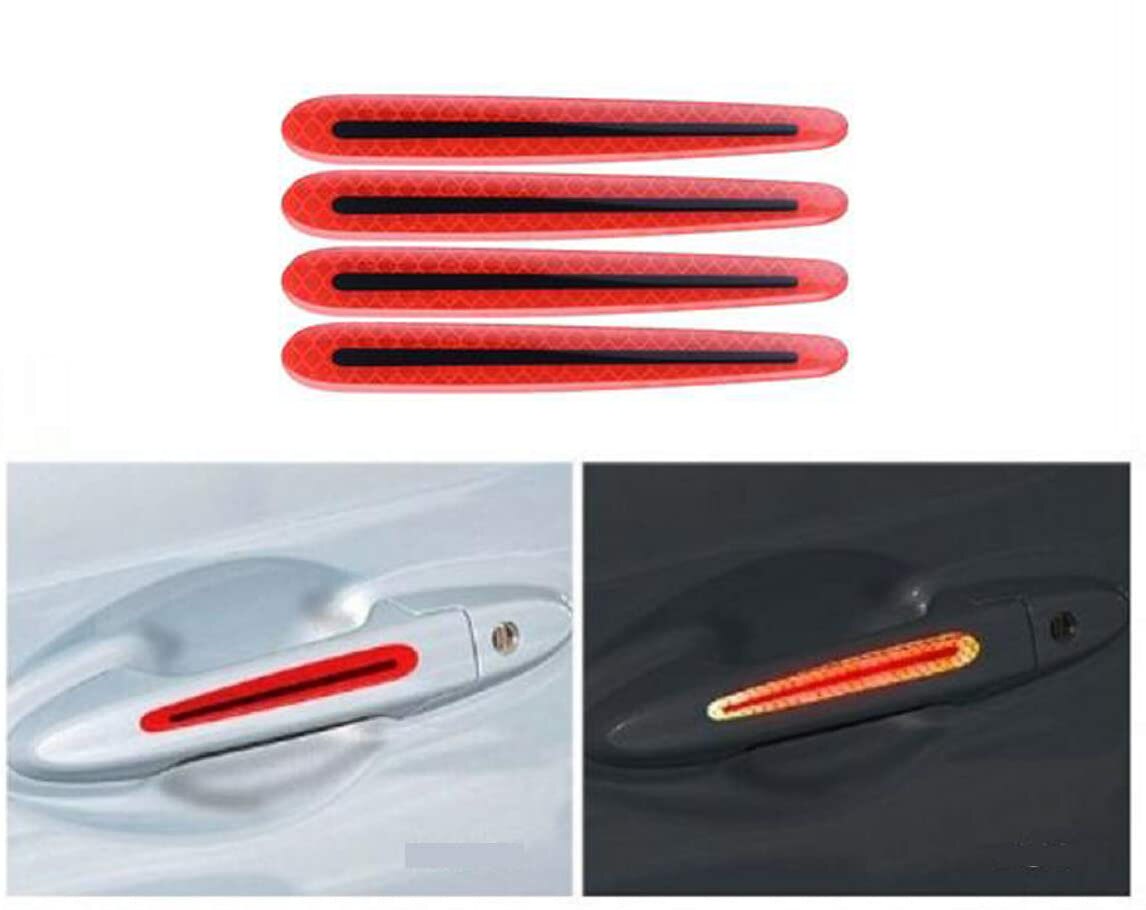 4pcs Car Reflective Sticker Door Handle Door Bowl ... – Vicedeal