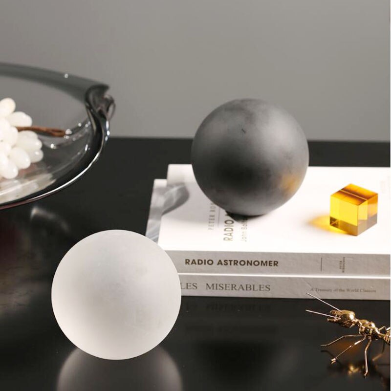 Glass Paperweight Craft Decorative Crystal Ball Sa... – Grandado