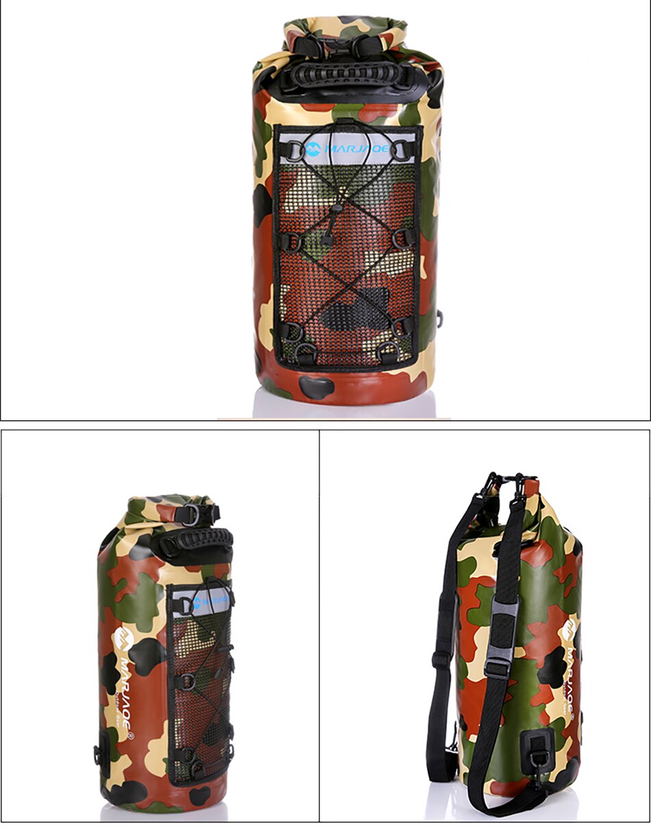 25L PVC Foldable Waterproof Backpack Rainproof Rea... – Vicedeal