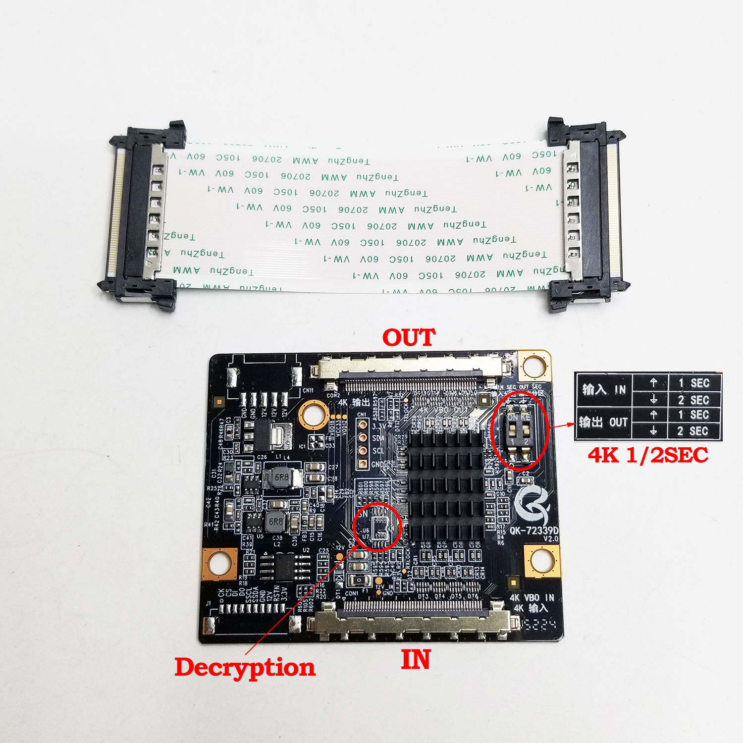 Qk -72339d v2.0 opgraderet version løser 4k lcd-sk... – Vicedeal