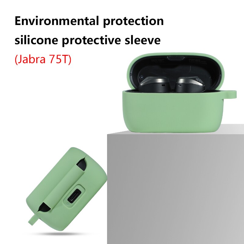 Soft Silicone Earphone Case For Jabra Elite 75t Sp... – Grandado