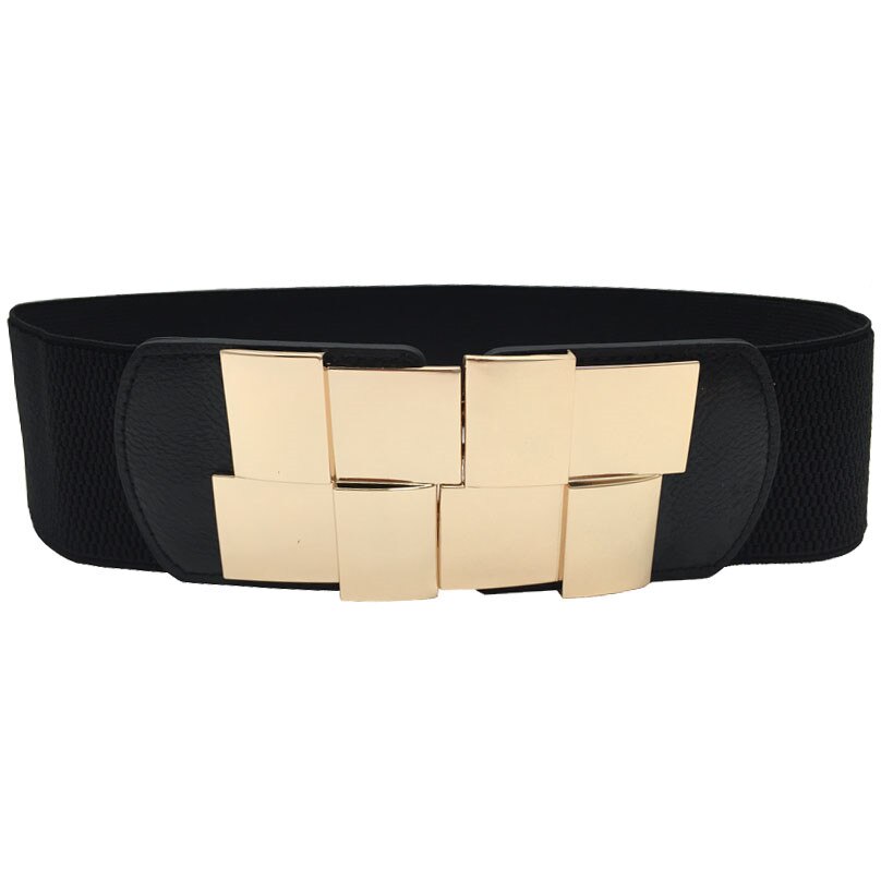 Cinturón ancho para mujeres a la , , hebilla de me... – Grandado