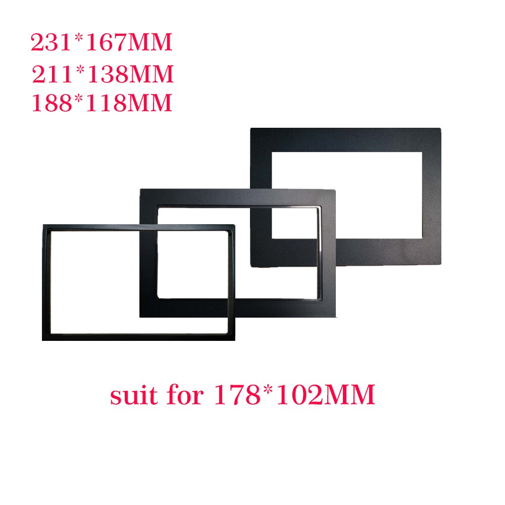 Frame 2 Din Car Radio MP5 Installation Kit Mountin... – Grandado