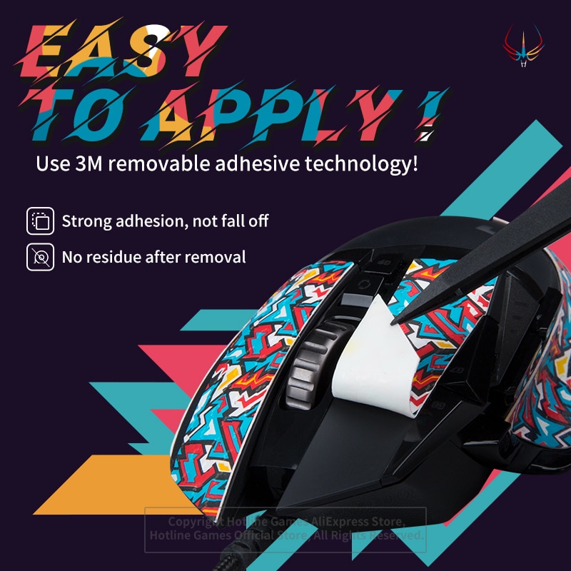 Hotline Games Colorful Mouse Grip Tape for Gloriou... – Grandado