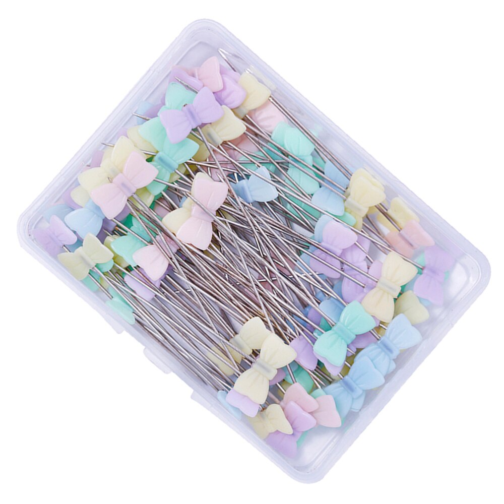 50pcs Sewing Pins Box DIY Colorful Bowknot Clothin... – Grandado