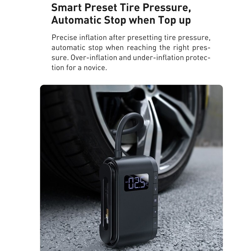 Baseus Wireless Inflatable Pump Portable Electric ... – Grandado