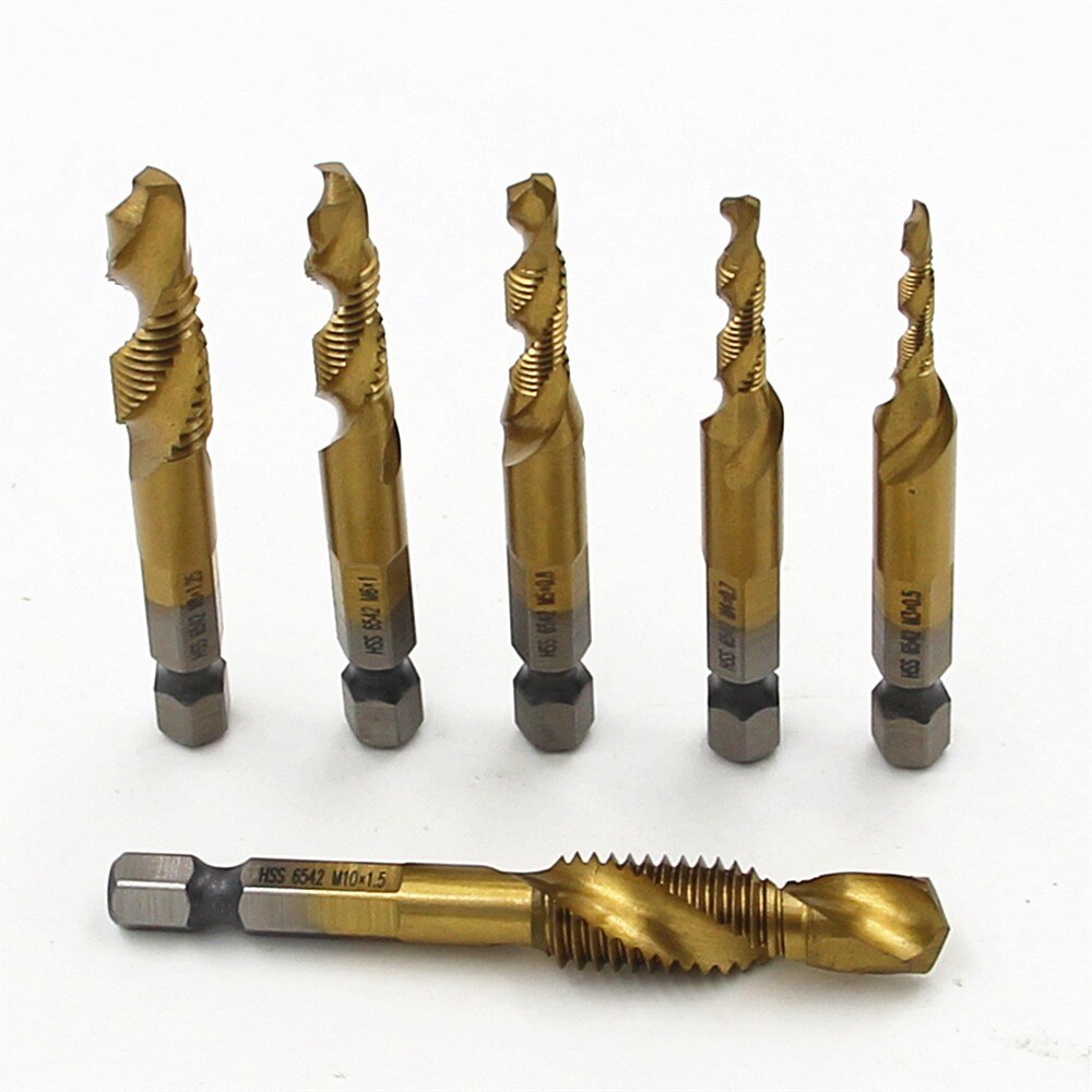 Juego de brocas con punta en espiral, vástago hexa... – Grandado