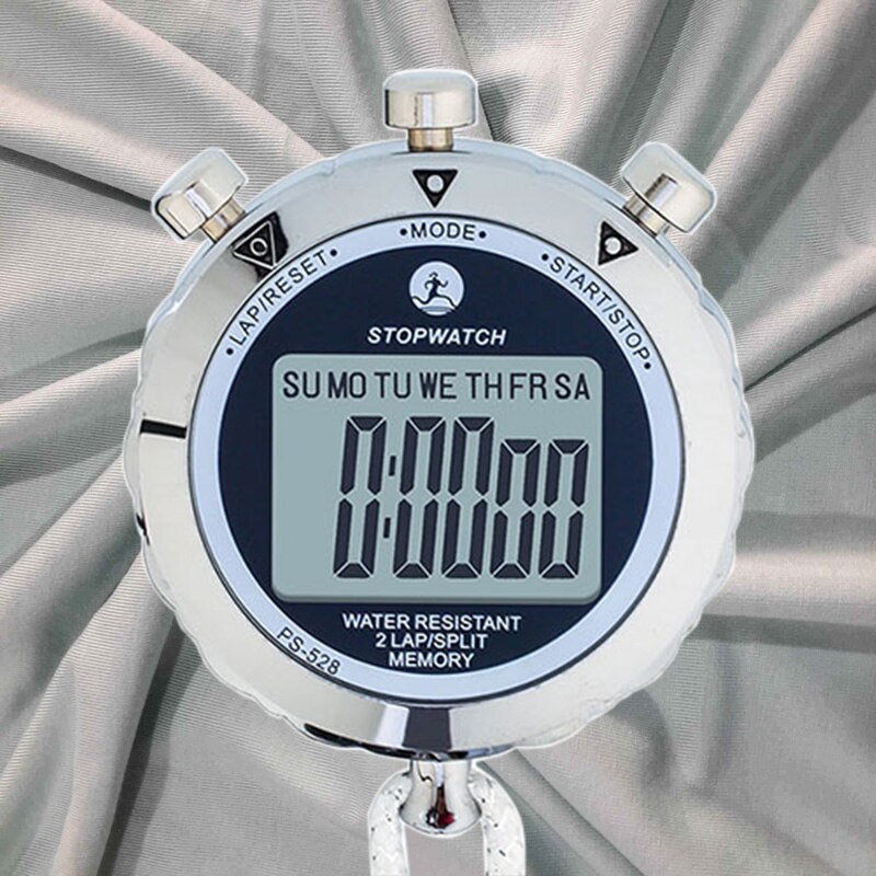 1/100 Second Stopwatch Electroplated 2 Lap Split M... – Grandado