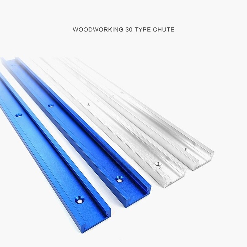 2 Pcs Type-30 Woodworking T-slot Miter Track 300-6... – Grandado