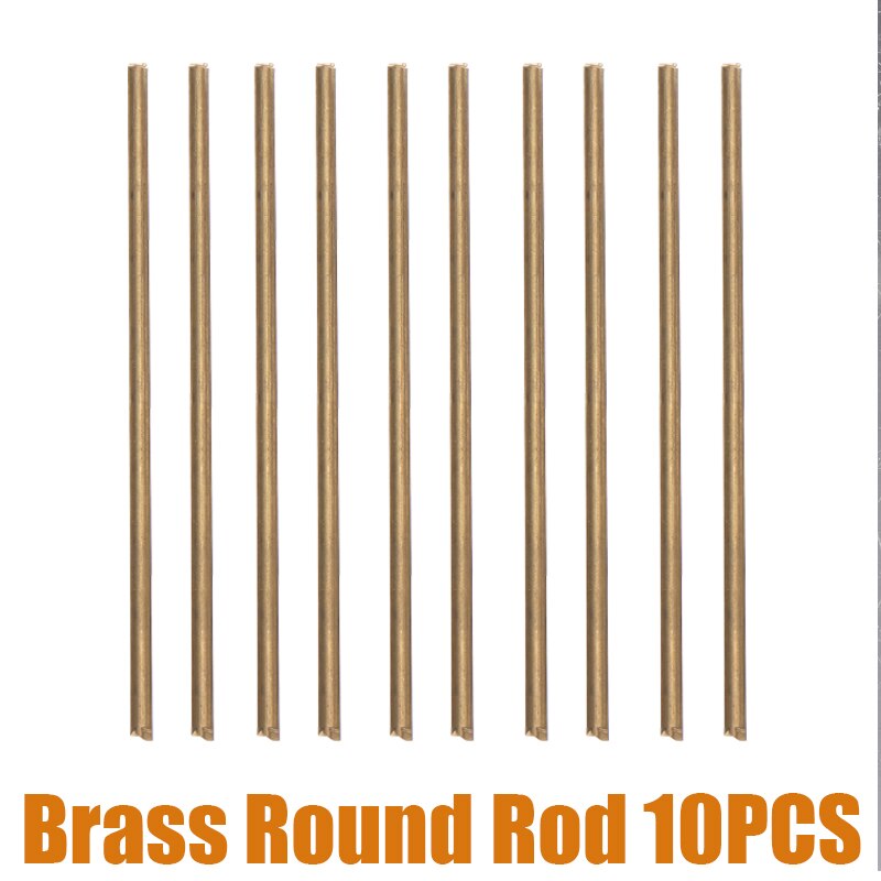 10Pcs Brass Round Rod Bar with Corrosion Resistant... – Grandado