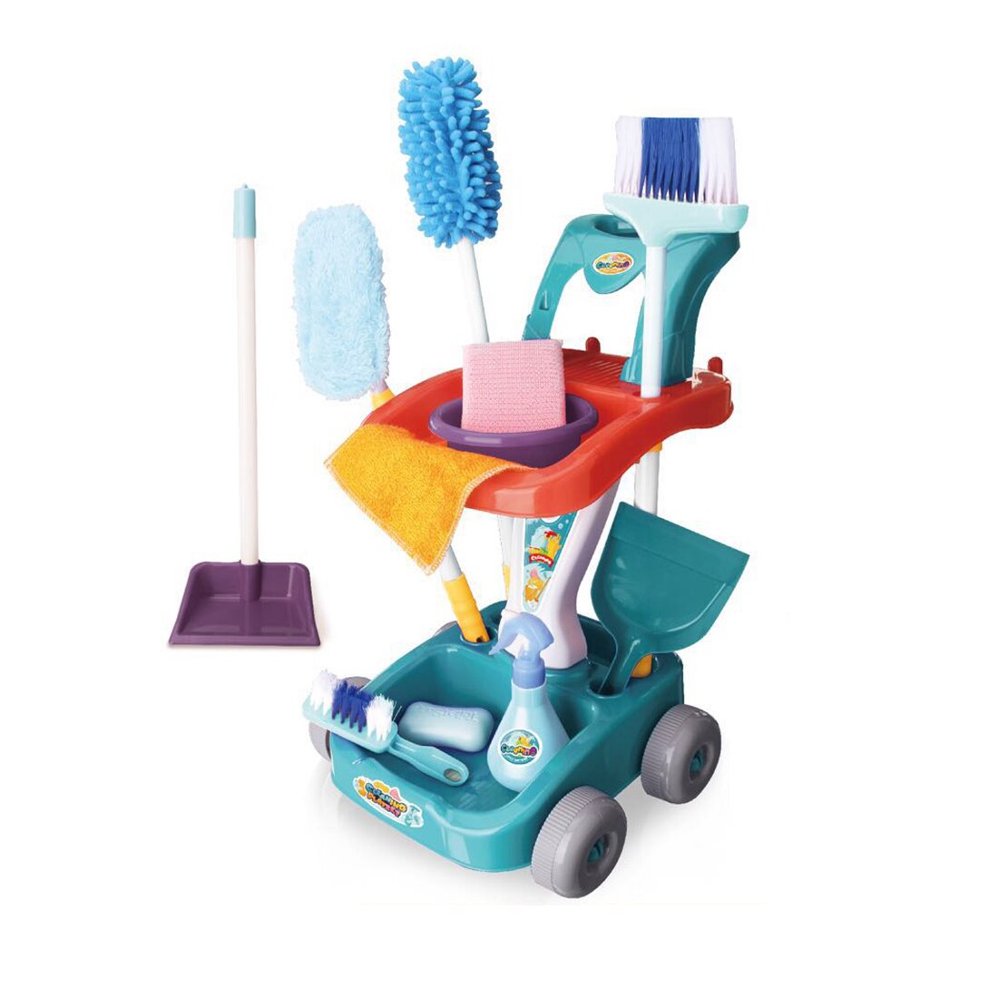 12Pcs Children Pretend Play Simulation Cleaning Se... – Grandado