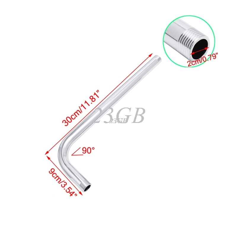 Draad G1/2 Rvs Wandmontage Buis Regendouche Arm Be... – Grandado