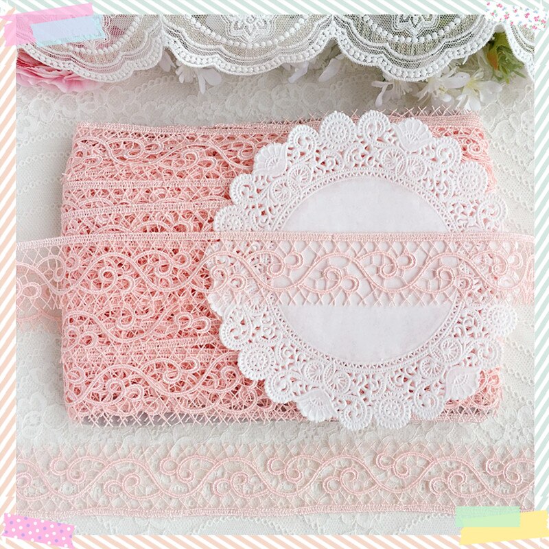 3yards 3.5cm wide Craft Lace Trim Venise Hollow Fl... – Grandado