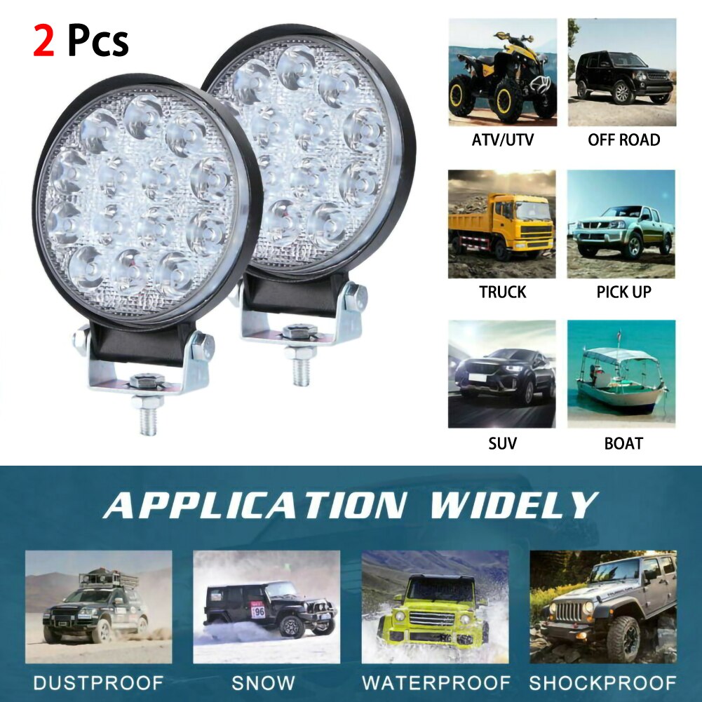 2PC 140W Work Light 12V 24V LED Car Spot light Bea... – Grandado