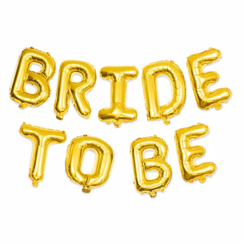 16inch Bride to BE Letters Aluminum Foil Balloons ... – Grandado
