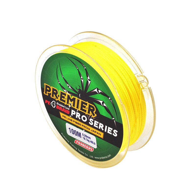 100M Fishing PE Line Red/Green/Grey/Yellow/Blue br... – Grandado