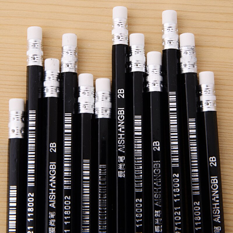 12 Pcs/set exam Pencil 2B Sketch Items Pencils Dra... – Vicedeal