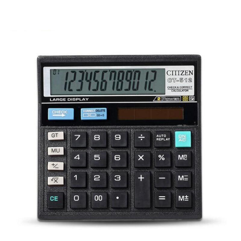 Calculator ct-512 economy solar calculator supplie... – Grandado