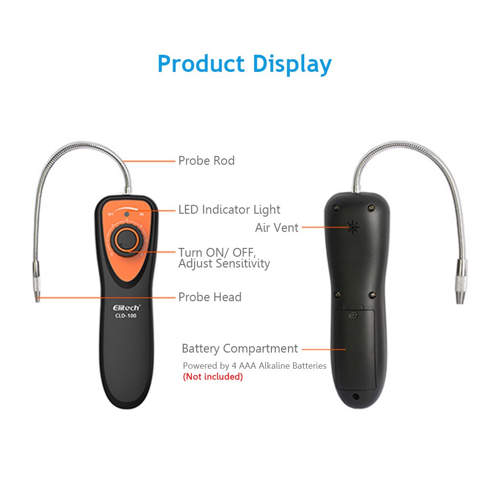 CLD-100 Refrigerant Leak Detector Battery Operated... – Grandado