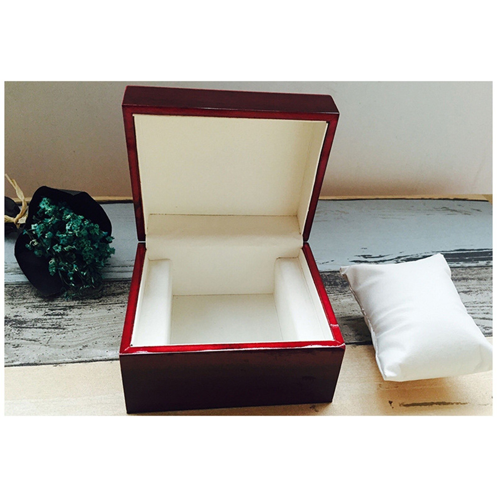 Premium Glossy Watch Box Wood/bracelet Pillow Box ... – Grandado
