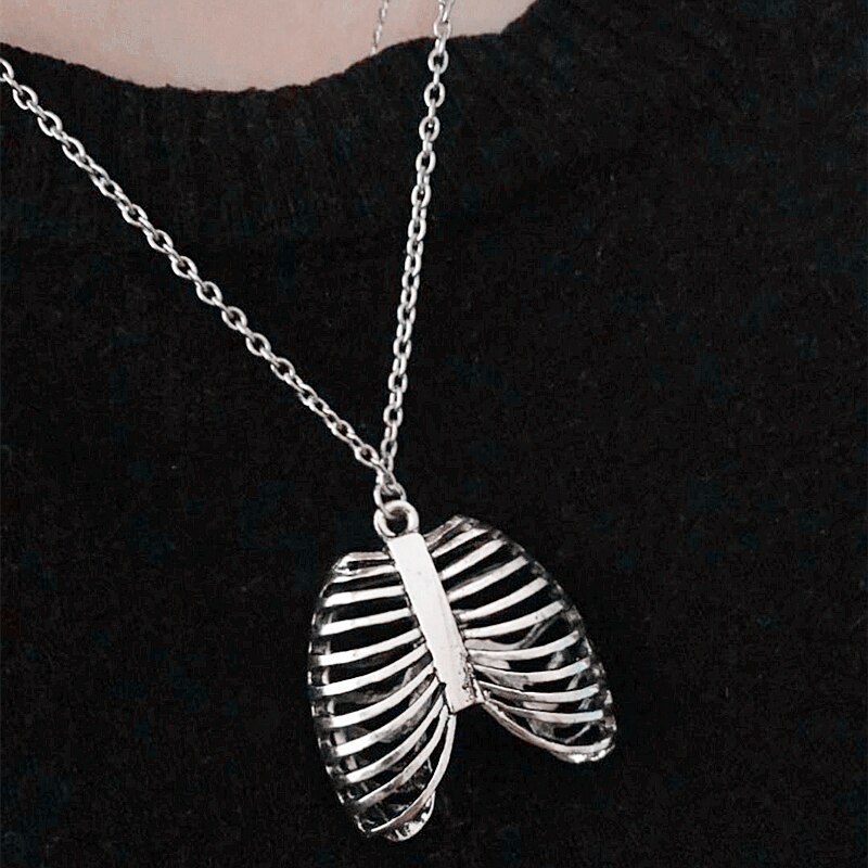 Halloween Anatomical Human Rib Cage Lung Anatomy P... – Grandado