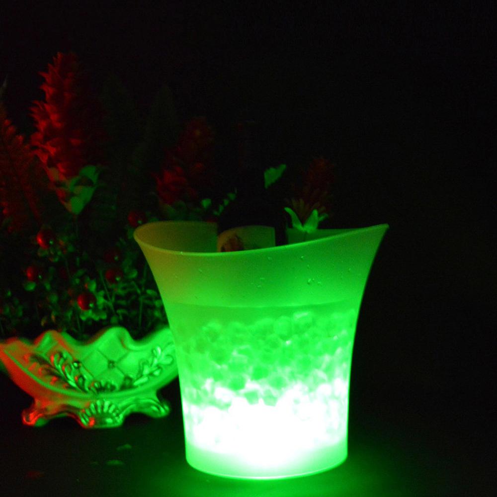 7 Color LED 5L Waterproof Plastic LED Ice Bucket C... – Grandado