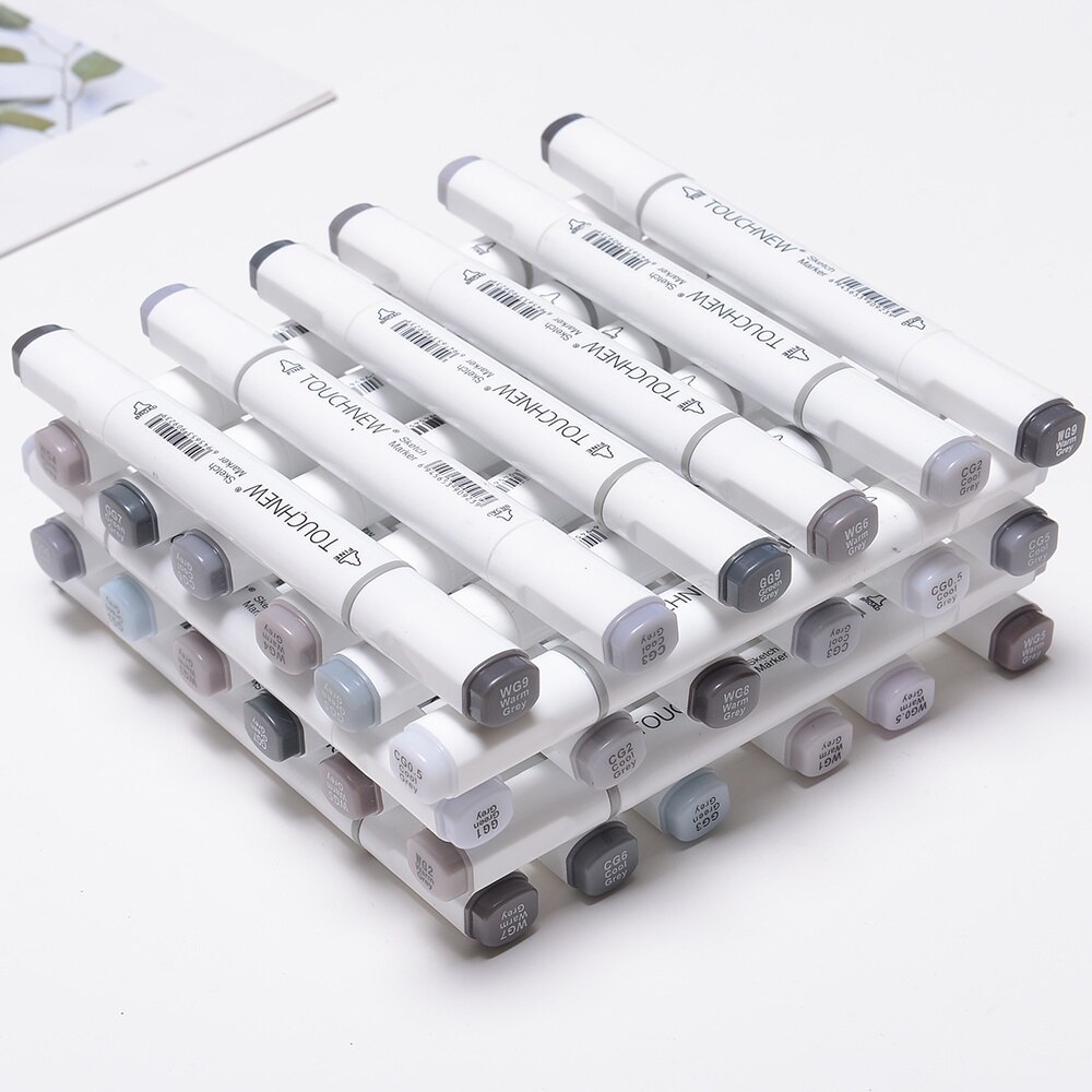 10/30 Colors Grayscale Art Marker Pen Double-Ended... – Grandado