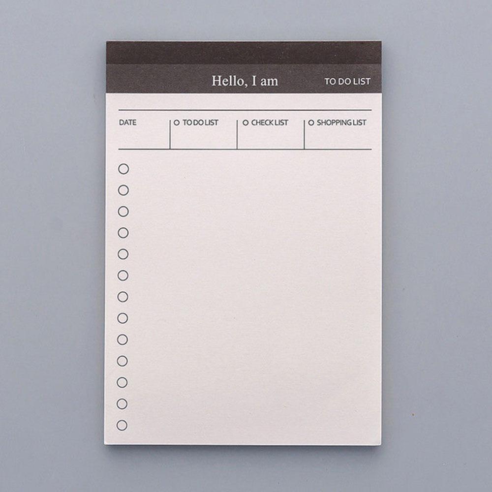 1 pièces petit bloc-notes en papier planificateur ... – Grandado