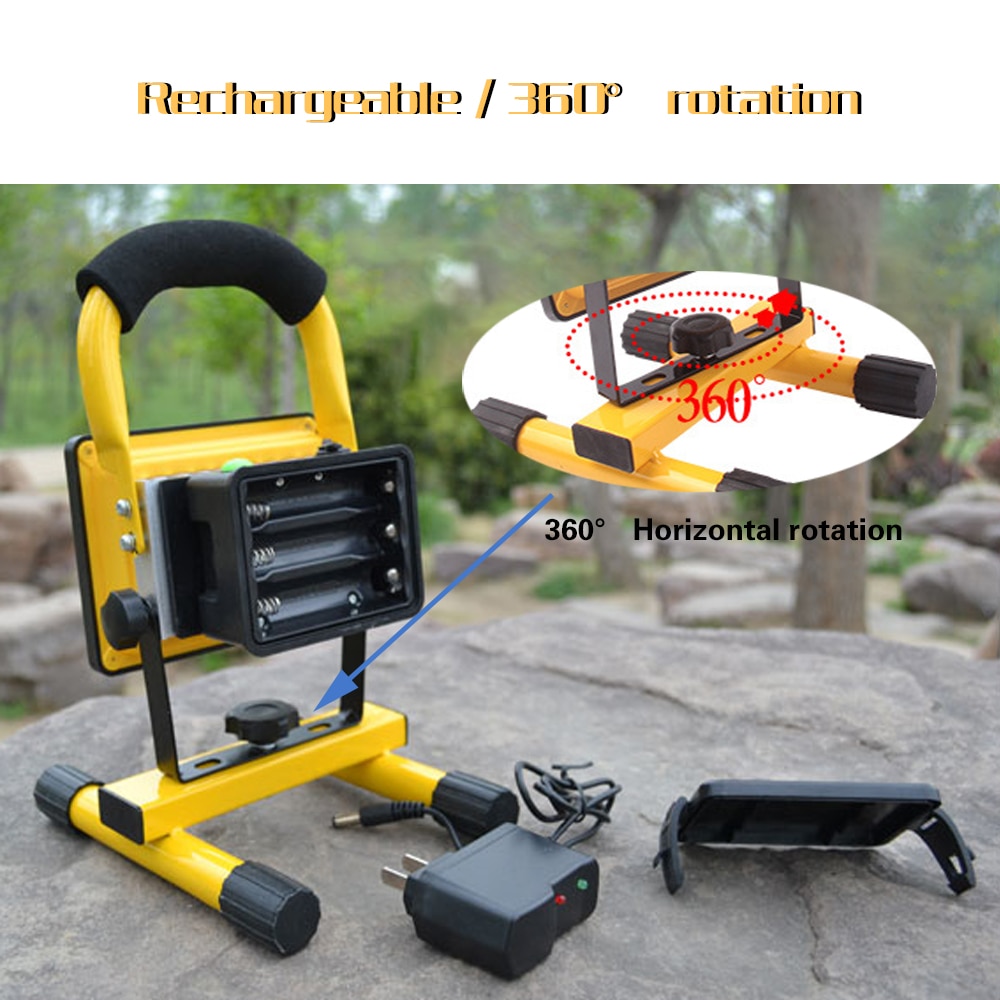 30W LED Floodlight 24 leds portable Flood light Sp... – Grandado