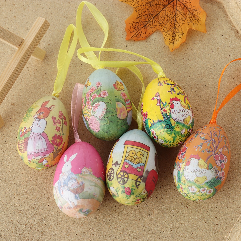 6Pcs/Set Colorful Foam Easter Eggs Gadget Birthday... – Grandado