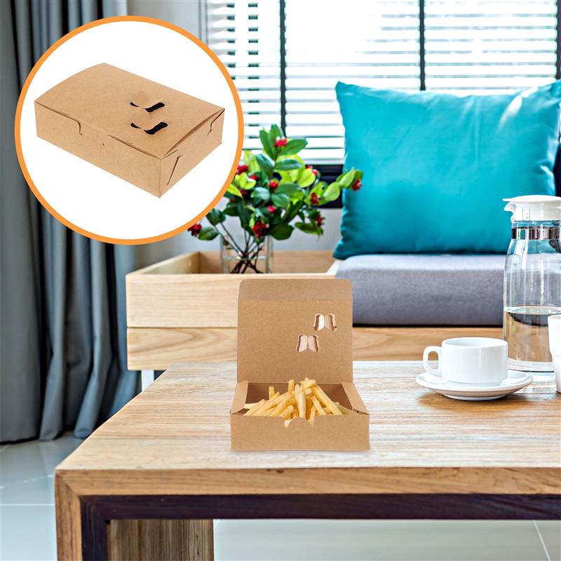 25PCS Packing Cases Takeaway Snacks Food Fried Chi... – Vicedeal